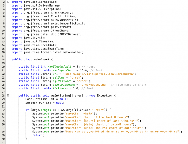 The Creek: Create the Chart with JFreeChart – IoT Expert