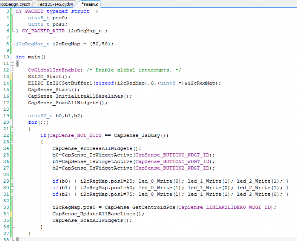 Electronica 2016 – CY8CKIT-145 User Interface – IoT Expert