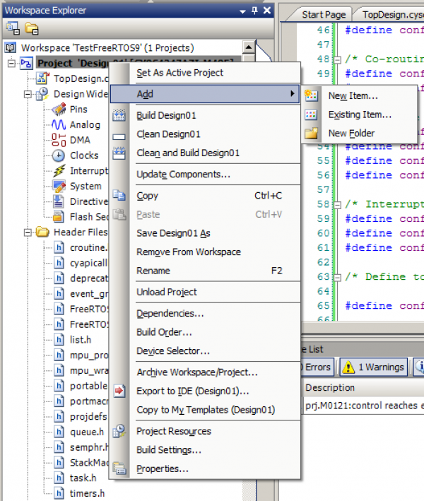 FreeRTOS: A PSoC4 FreeRTOS Port – IoT Expert