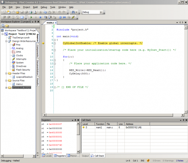 PSoC4 Boot Sequence (Part 1) – Debugging to the Reset Vector – IoT Expert