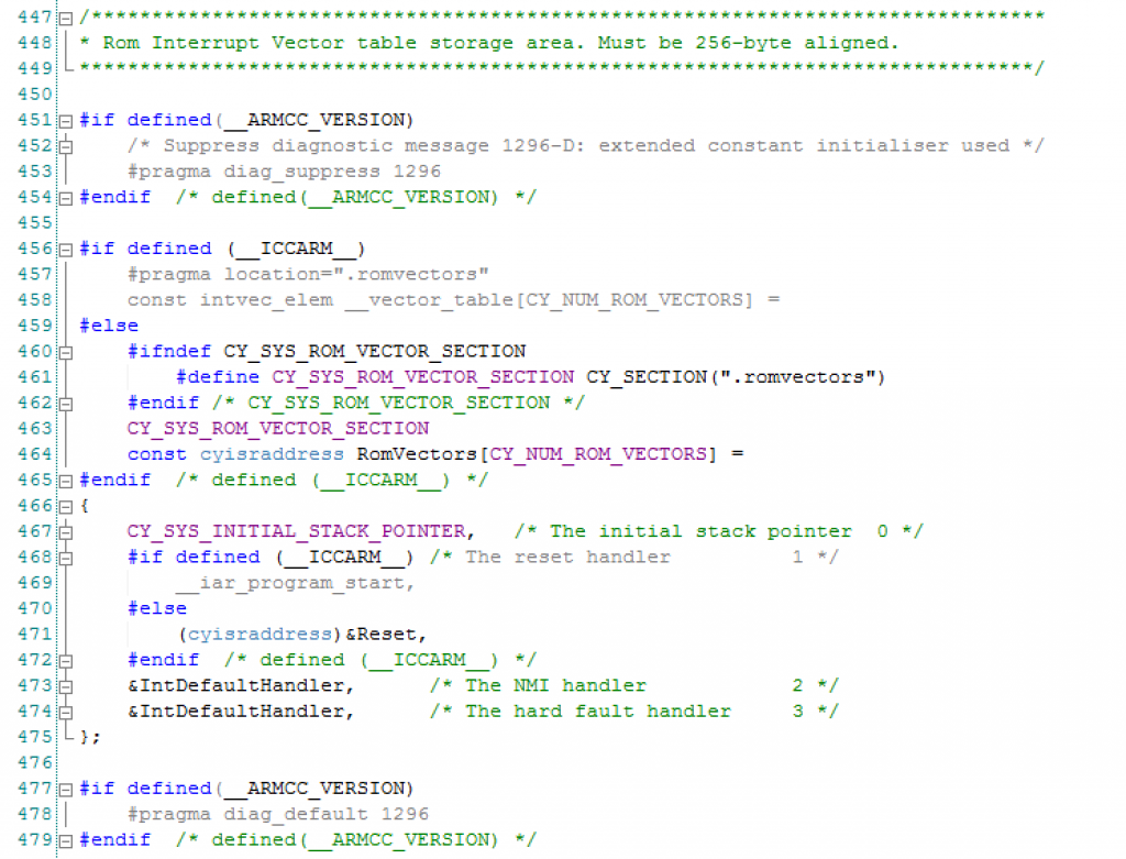Psoc4 Boot Sequence Part 2 Creating The Exception Table Using The