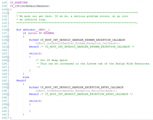 PSoC4 Boot Sequence (Part 2) – Creating the Exception Table using the Linker – IoT Expert