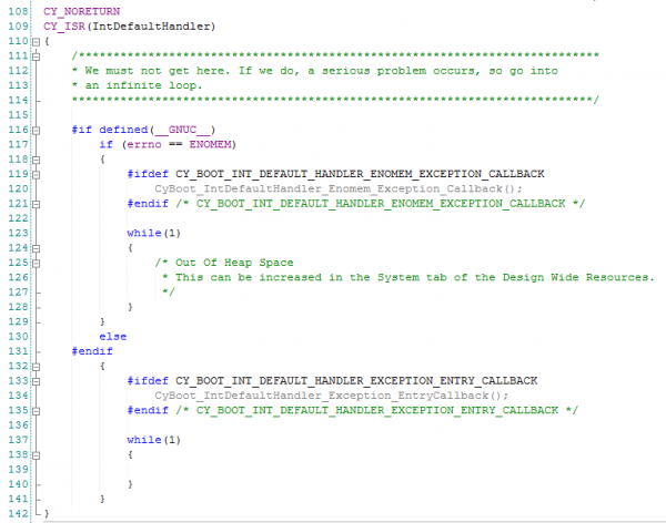 PSoC4 Boot Sequence (Part 2) – Creating the Exception Table using the Linker – IoT Expert