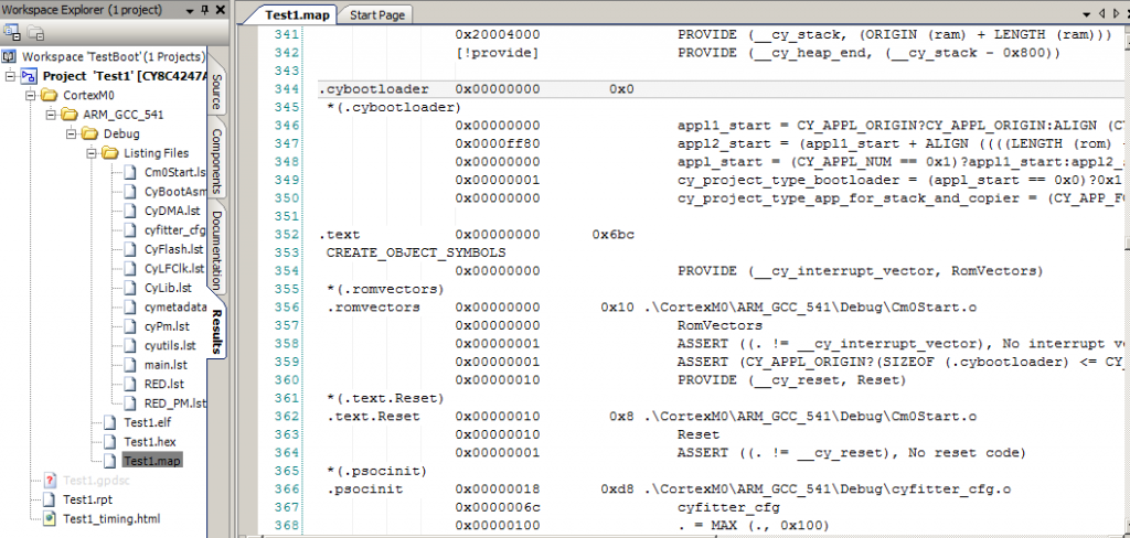 PSoC4 Boot Sequence (Part 2) – Creating the Exception Table using the Linker – IoT Expert