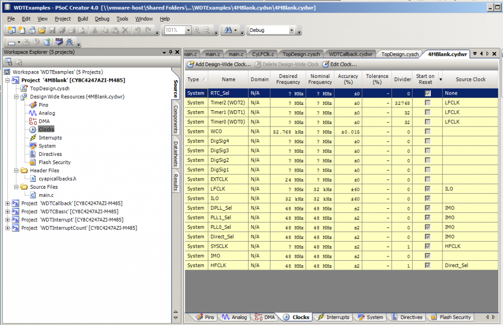 PSoC4 Watch Dog Timer – IoT Expert