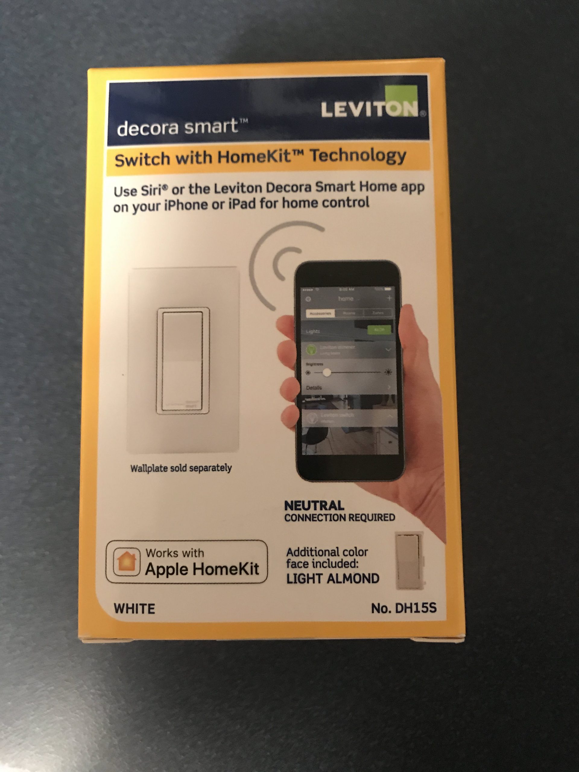 Leviton HomeKit D15S Light Switch – WICED WiFi – IoT Expert