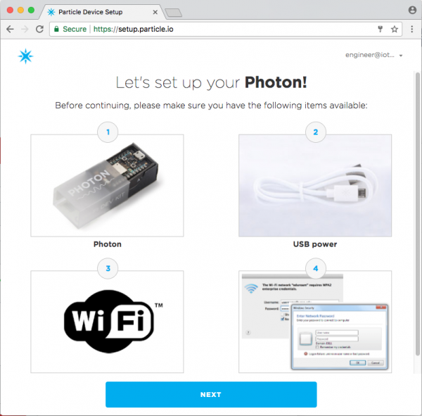 Particle Photon Configuration With Tinker Firmware Iot Expert