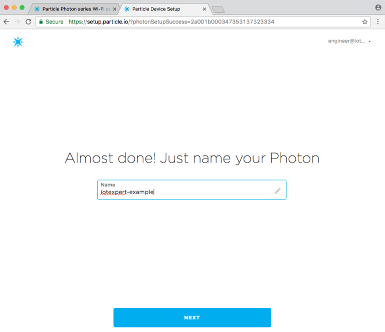Particle Photon Configuration With Tinker Firmware Iot Expert