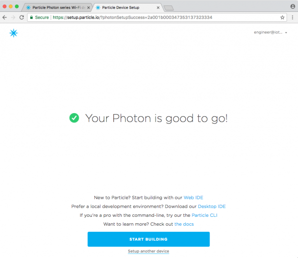 Particle Photon Configuration With Tinker Firmware Iot Expert
