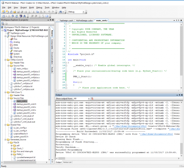 Lesson 2 Psoc 6 Introduction Your First Project Iot Expert