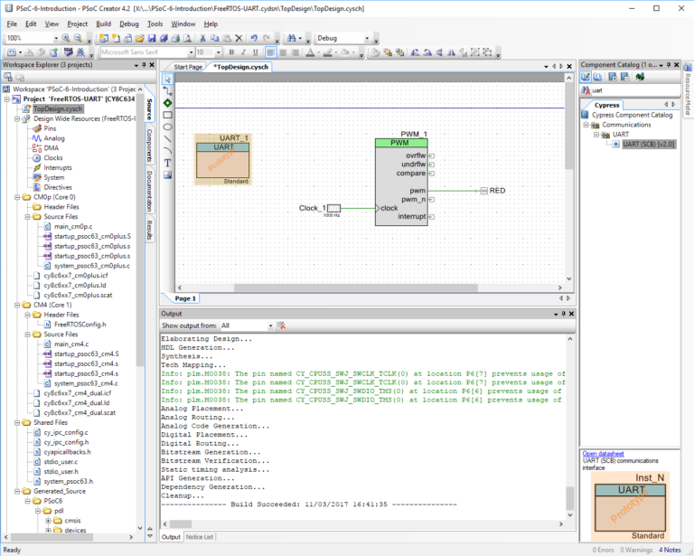 Lesson 3 Psoc 6 Introduction Freertos And A Debugging Uart Iot Expert
