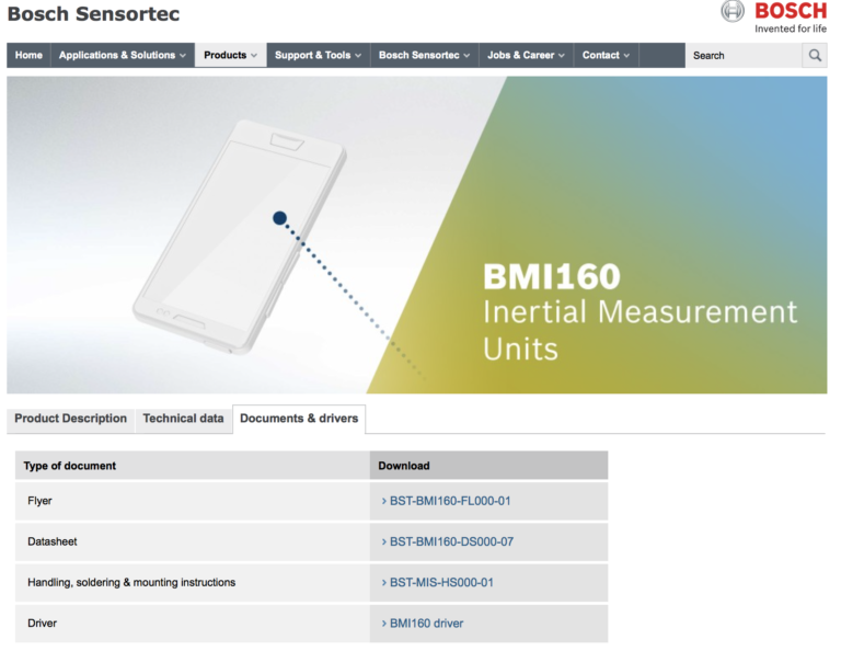 Bosch BMI160 w/PSoC 6 CY8CKIT-028-EPD – IoT Expert