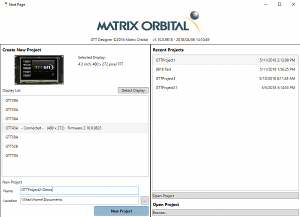 Matrix Orbital GTT43A: A Cool Display – IoT Expert
