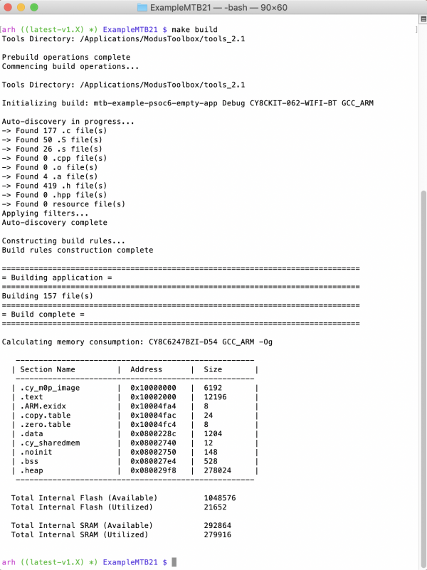 Modus Toolbox 2.1 Released – IoT Expert